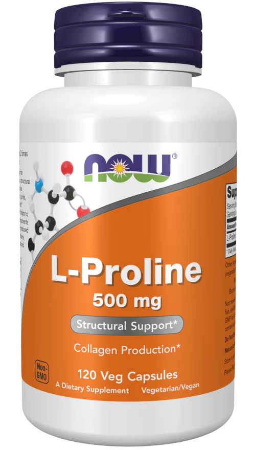 NOW Supplements L Proline 500mg Caps 120's - Family Drugmart Kenya