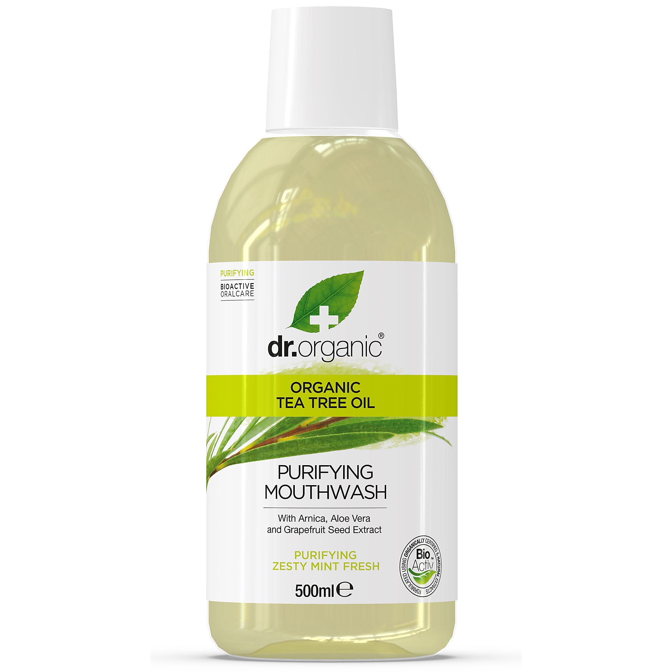 Dr Organic Tea Tree Mouthwash 500ml - Family Drugmart Kenya
