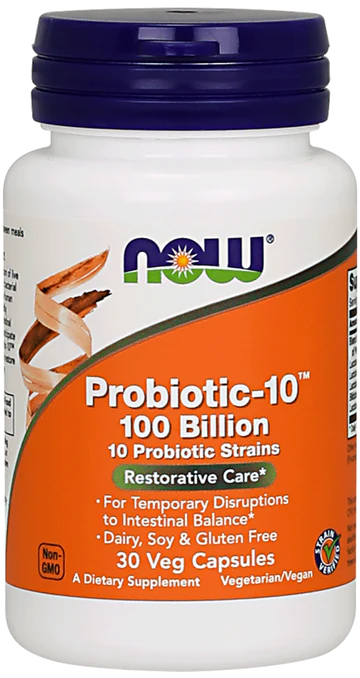 NOW Supplements Probiotic 10 100 Billion Caps 30's - Family Drugmart Kenya