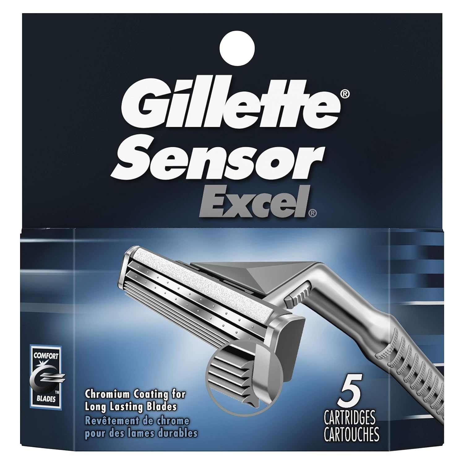 GILLETTE SENSOR EXCEL RAZOR BLADES CARTRIGES 5S - Family Drugmart Kenya