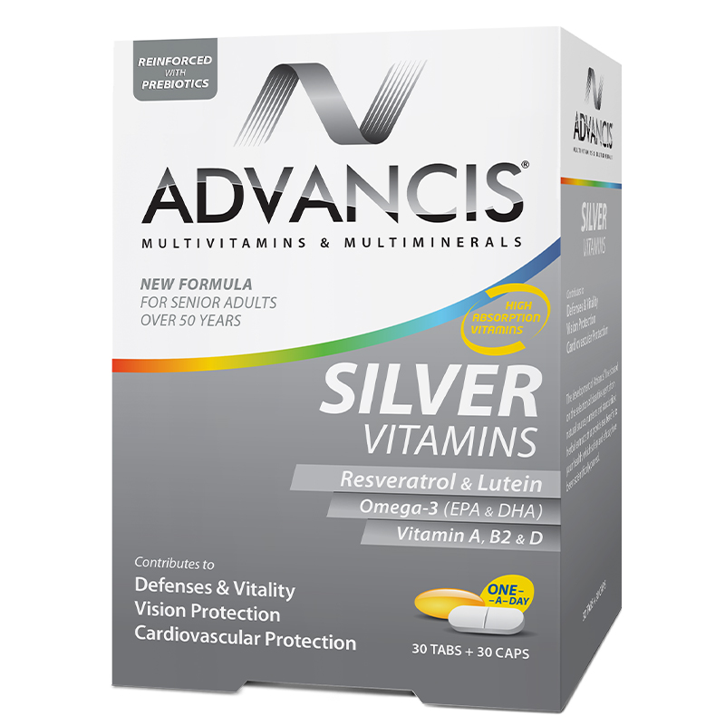 ADVANCIS SILVER VITAMINS 30 TABLETS +30 CAPSULES - Family Drugmart Kenya
