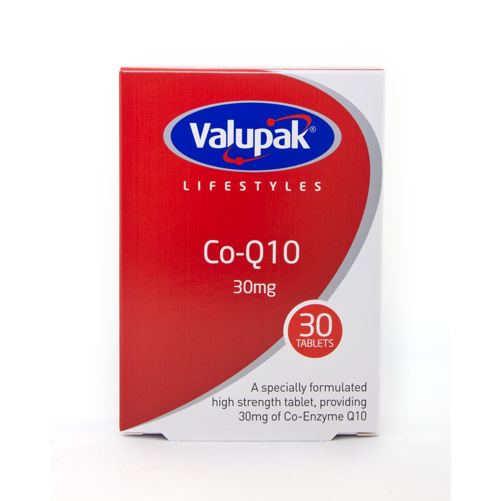 VALUPAK CO-Q10 30MG TABS 30`S - Family Drugmart Kenya