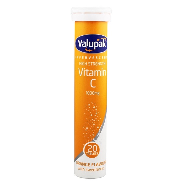 VALUPAK VITAMIN C 1000MG EFF TABLETS 20`S - Family Drugmart Kenya